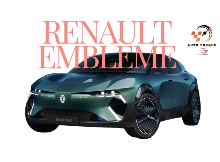 Renault Emblème: The Future of Eco-Friendly Mobility - Auto Torque